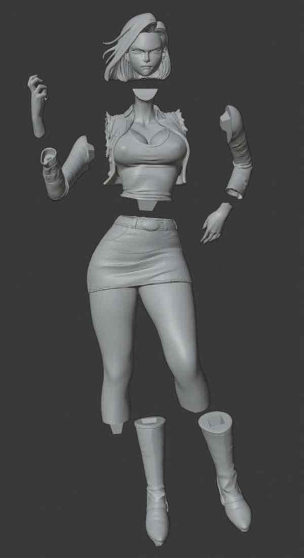 Android 18 Diorama Statue ‹ 3D Spartan Shop