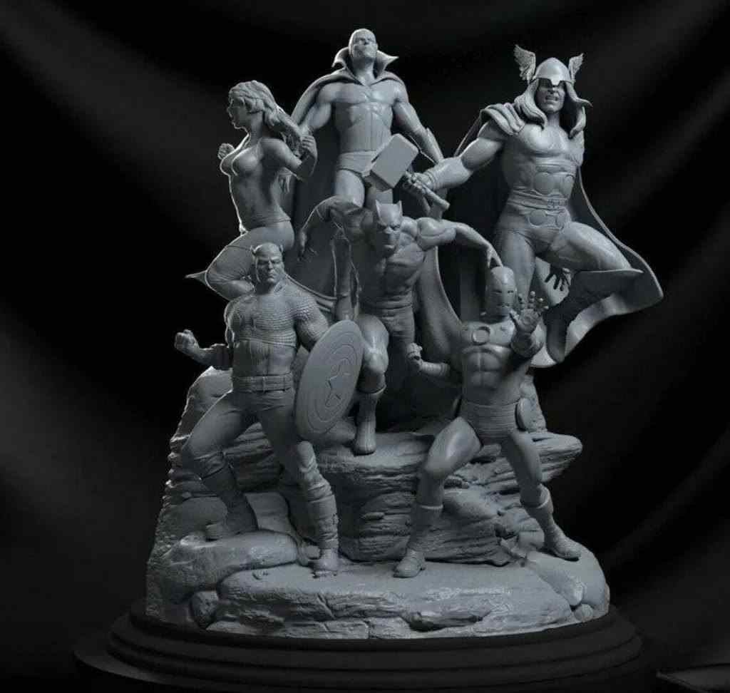 Avengers Diorama Statue ‹ 3D Spartan Shop