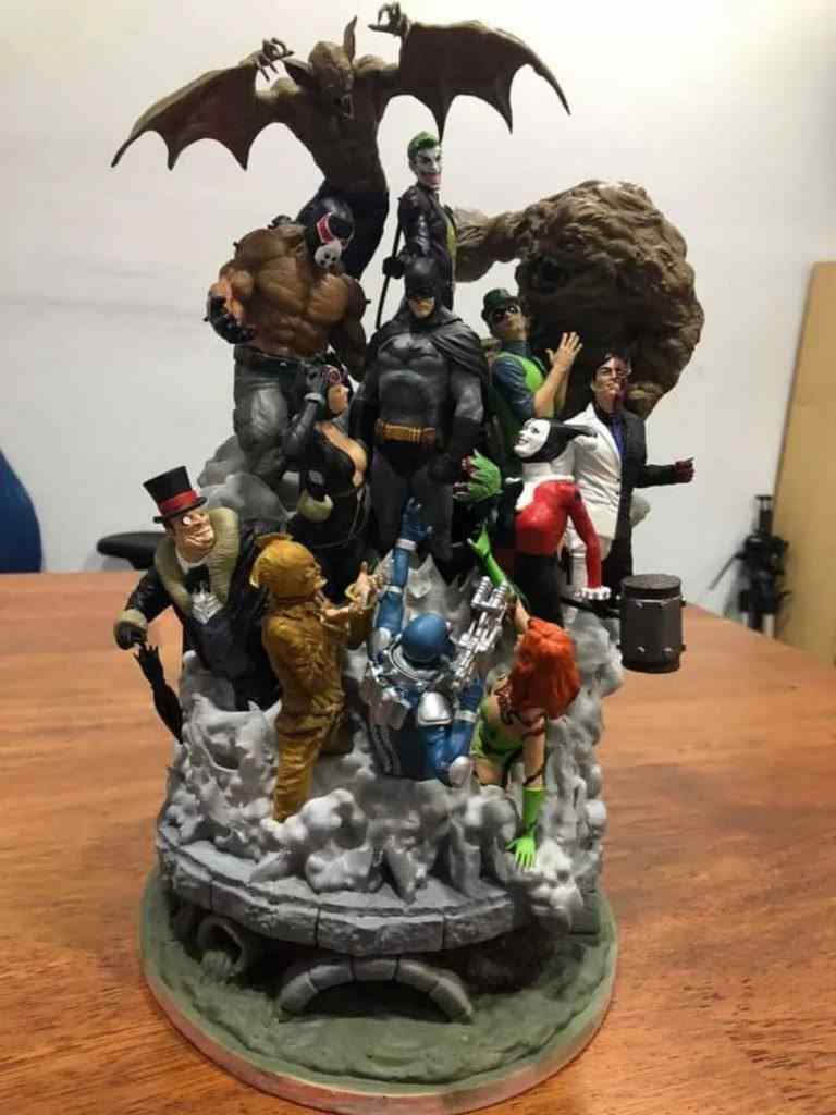 Batman vs Villains Diorama Statue ‹ 3D Spartan Shop