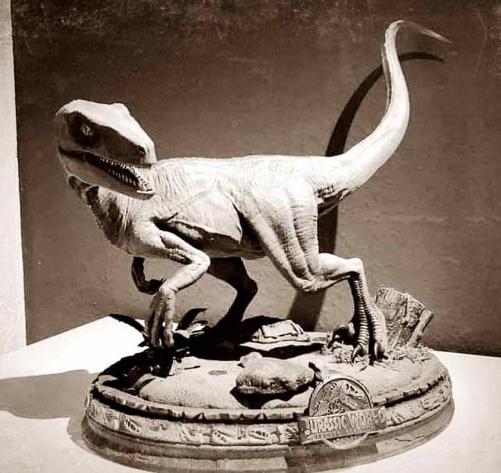 Blue Raptor Dinosaur Diorama Statue ‹ 3D Spartan Shop