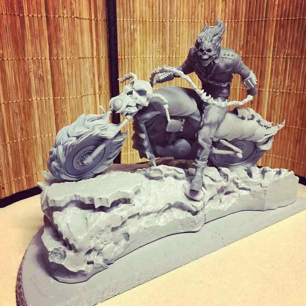 Ghost Rider Diorama Statue ‹ 3D Spartan Shop
