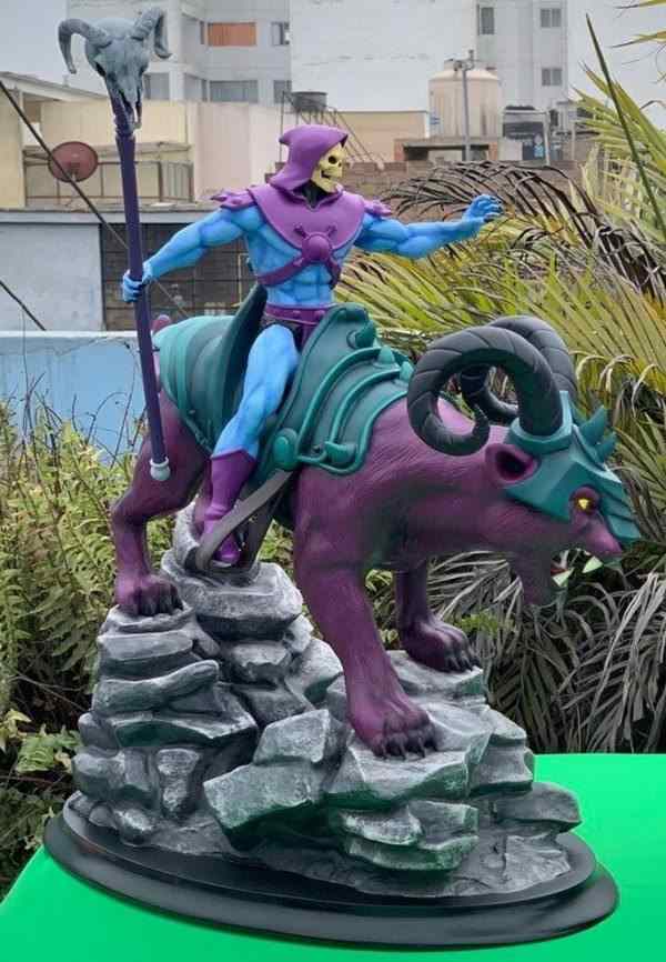 Skeletor and Panther Diorama Statue ‹ 3D Spartan Shop