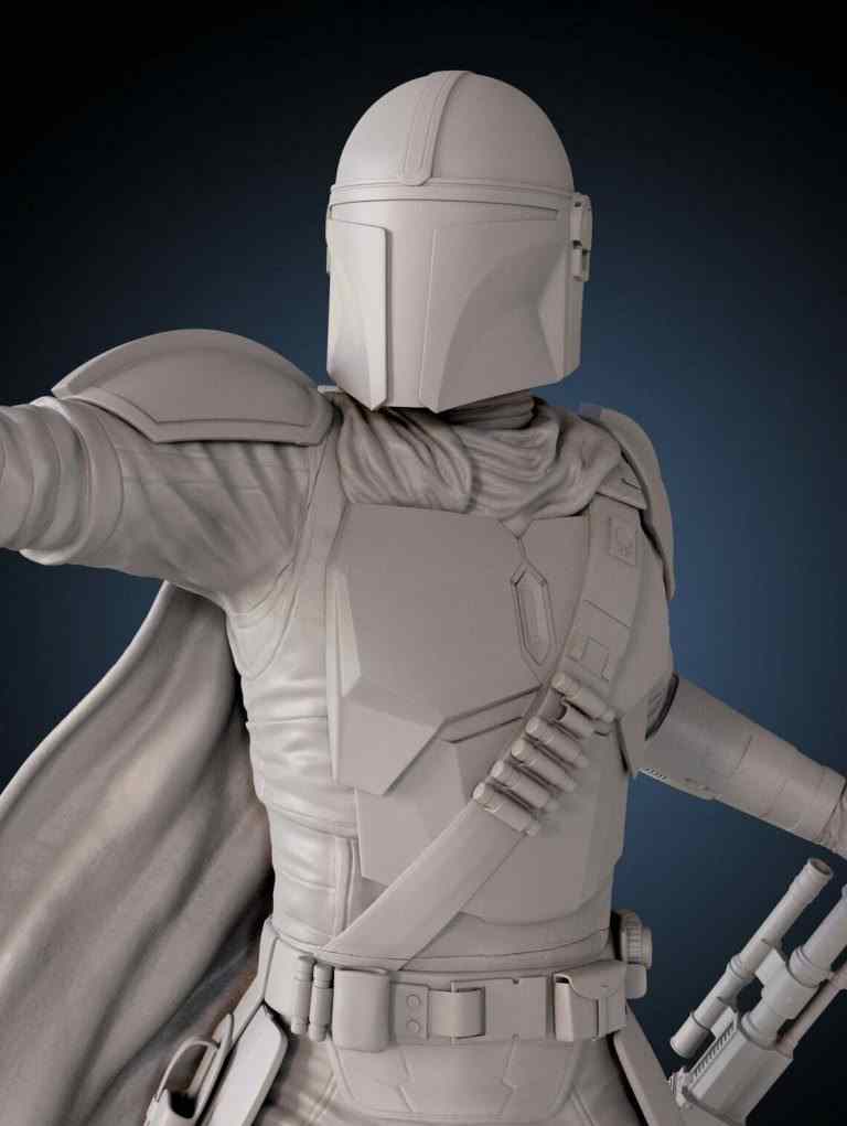 Star Wars - The Mandalorian Statue ‹ 3D Spartan Shop