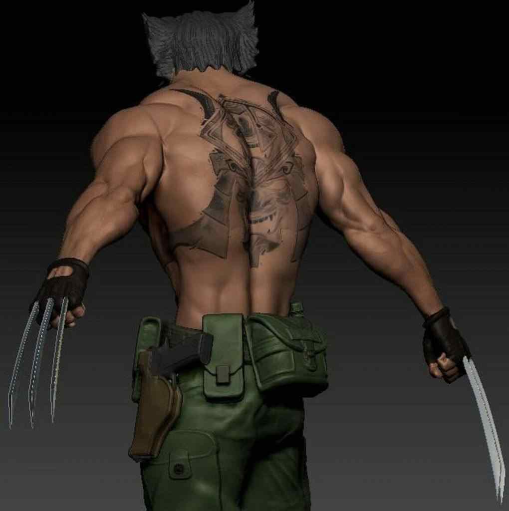 Wolverine Logan as a Soldier Statue ‹ 3D Spartan Shop