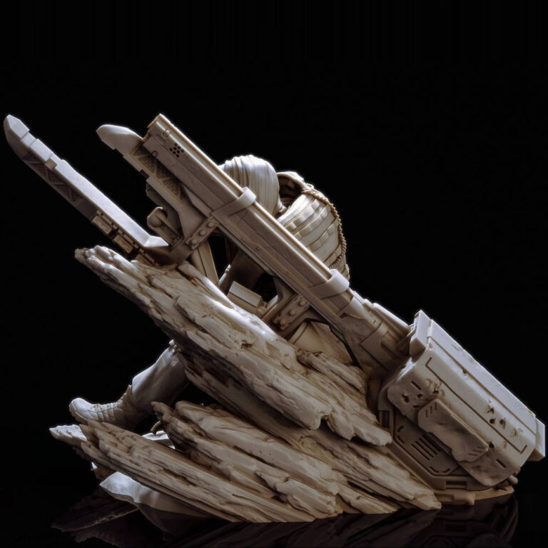 Bite the Bullet Diorama Statue ‹ 3D Spartan Shop