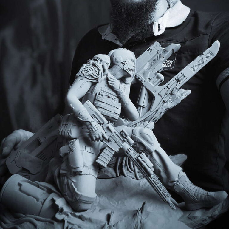 Bite the Bullet Diorama Statue ‹ 3D Spartan Shop