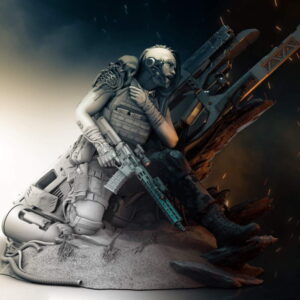 Bite the Bullet Diorama Statue ‹ 3D Spartan Shop