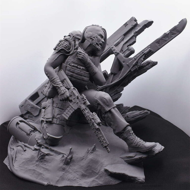 Bite the Bullet Diorama Statue ‹ 3D Spartan Shop