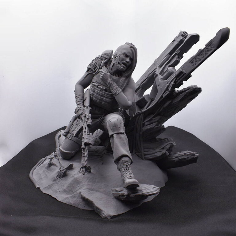 Bite the Bullet Diorama Statue ‹ 3D Spartan Shop