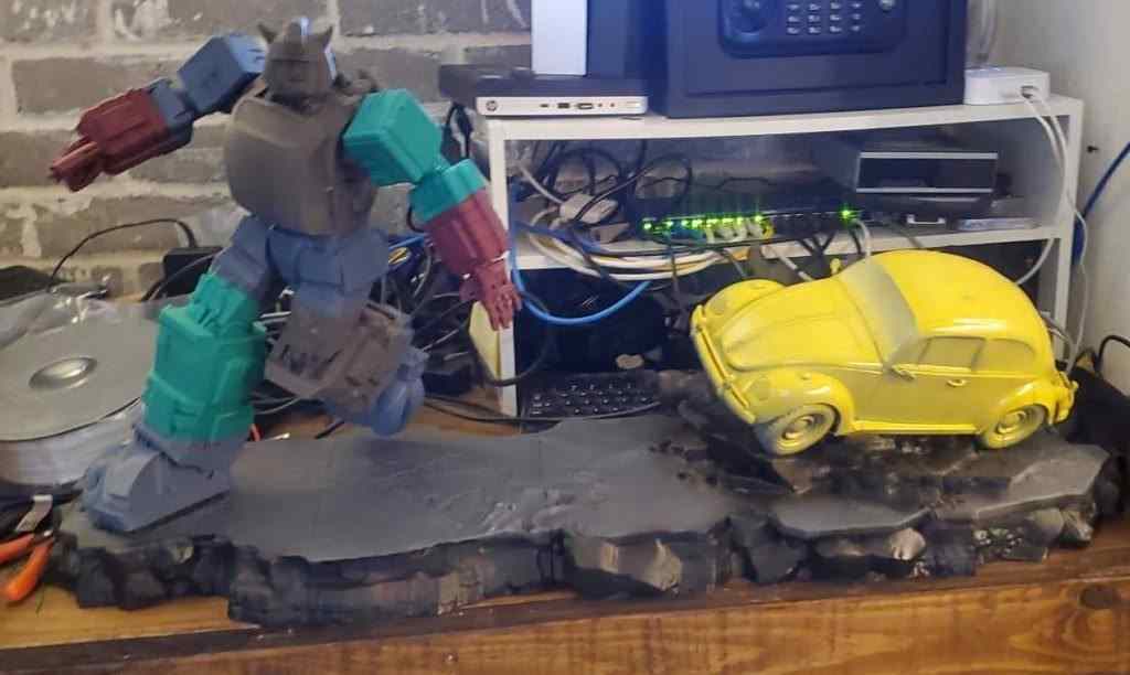 BumbleBee Transformation Diorama ‹ 3D Spartan Shop