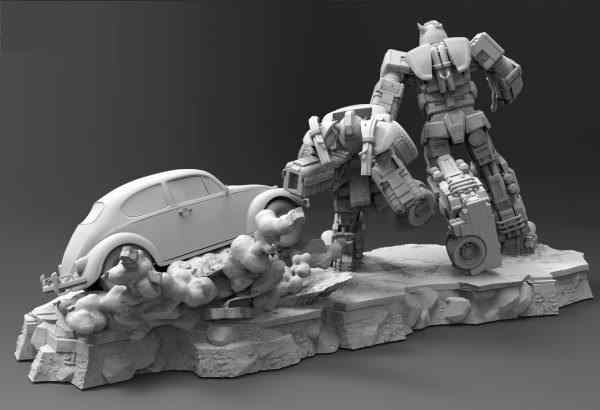 BumbleBee Transformation Diorama ‹ 3D Spartan Shop