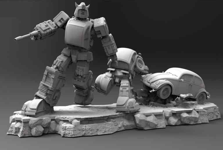 BumbleBee Transformation Diorama ‹ 3D Spartan Shop