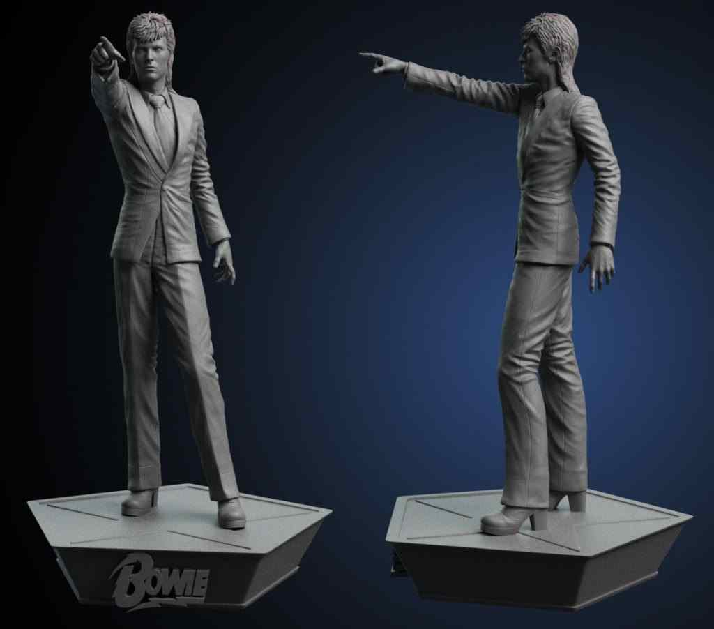 David Bowie Statue ‹ 3D Spartan Shop