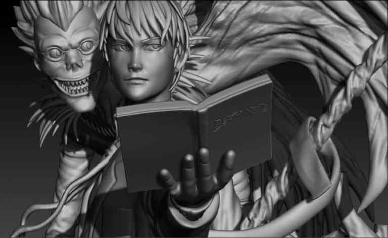 Death Note Diorama Statue ‹ 3D Spartan Shop