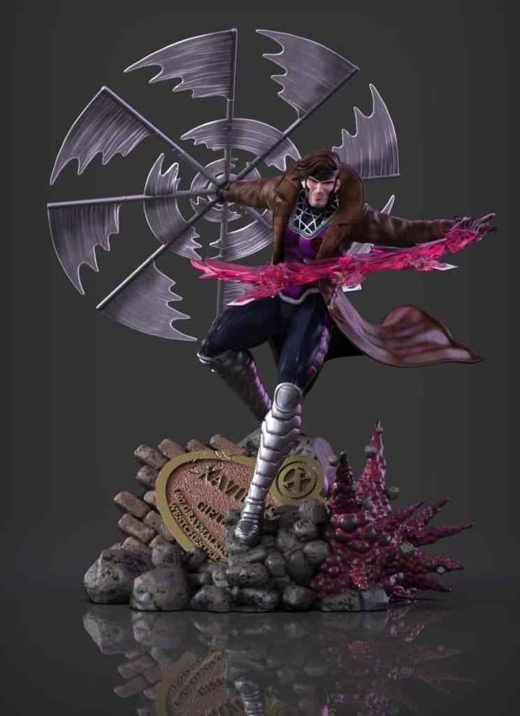 Gambit Diorama Statue ‹ 3D Spartan Shop