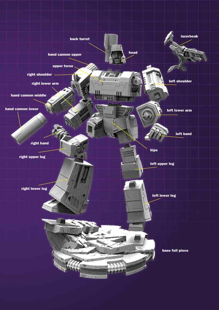 Megatron with Lazerbeak Statue ‹ 3D Spartan Shop