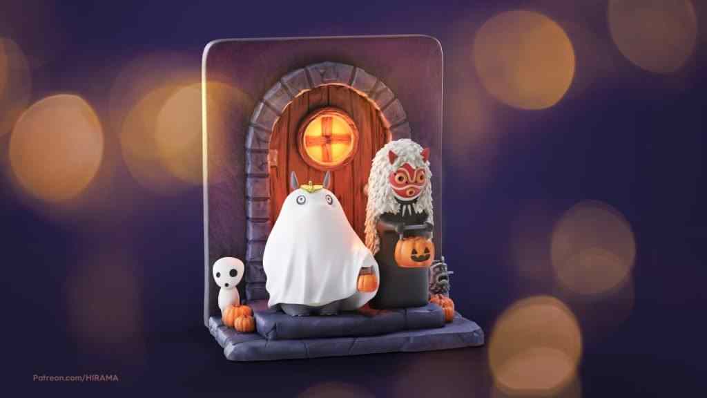 Spooky Ghibli Halloween Diorama Statue ‹ 3D Spartan Shop