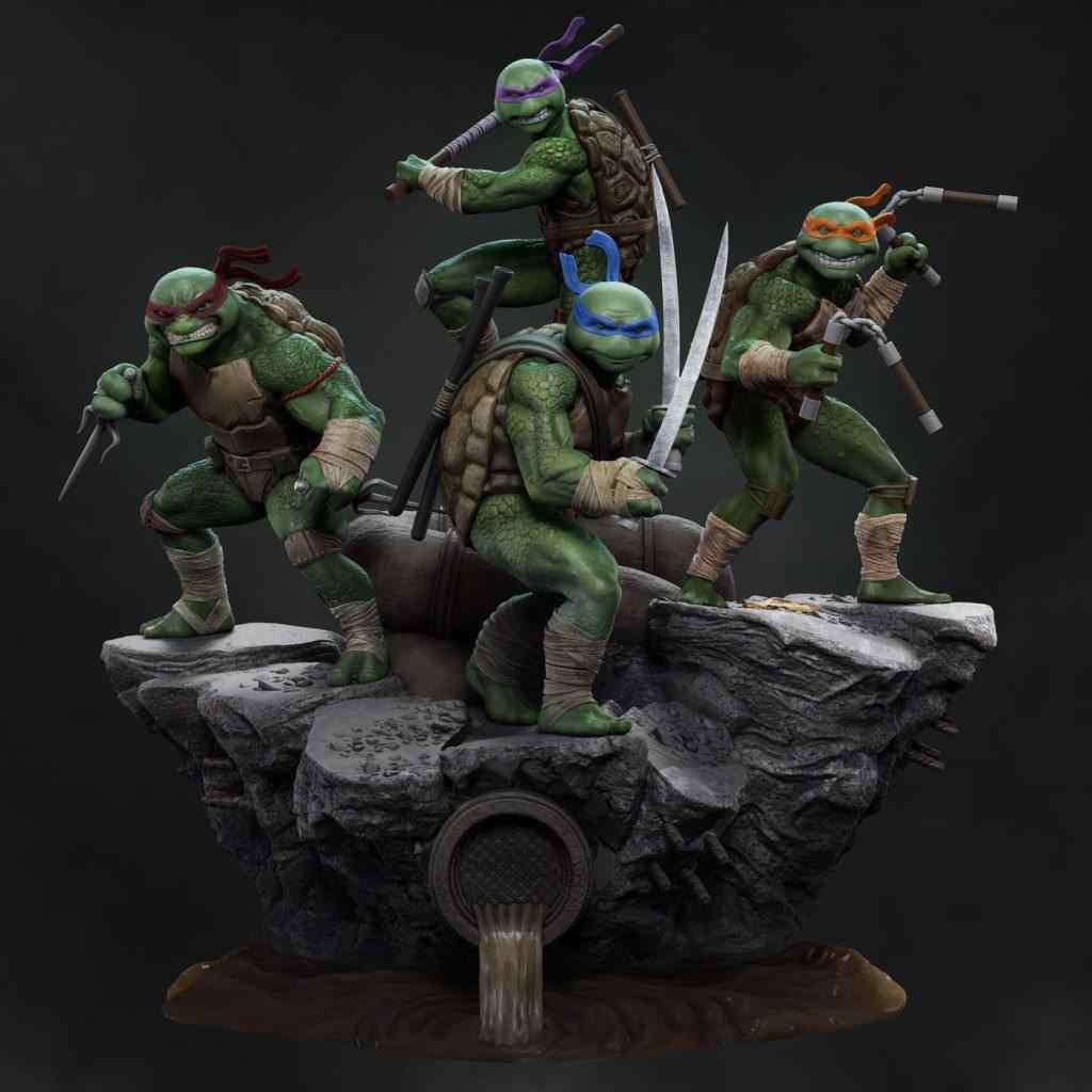 TMNT Teenage Mutant Ninja Turtles Diorama ‹ 3D Spartan Shop