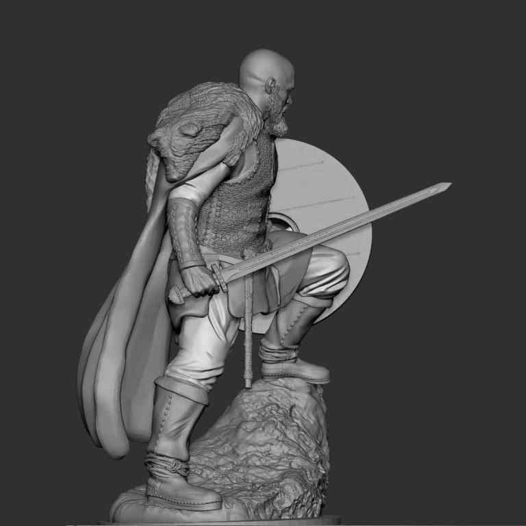 The Vikings - Ragnar Lothbrock Statue ‹ 3D Spartan Shop