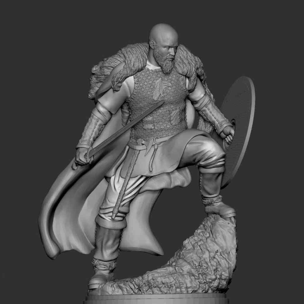 The Vikings - Ragnar Lothbrock Statue ‹ 3D Spartan Shop