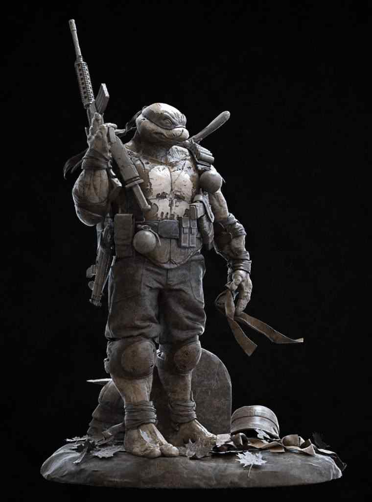 Turtle Punisher Statue ‹ 3D Spartan Shop