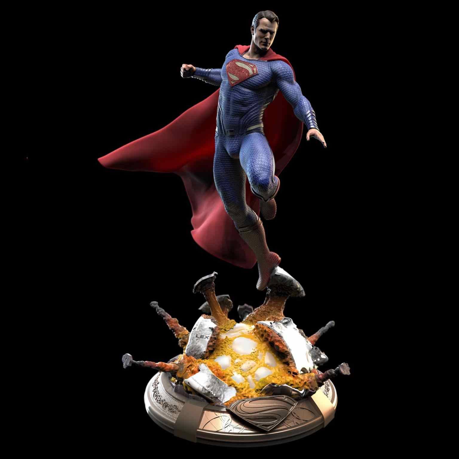 Superman (Henry Cavill) Diorama Statue ‹ 3D Spartan Shop
