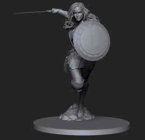 Wonder Woman Running Statue ‹ 3D Spartan Shop