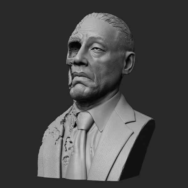 Breaking Bed - Gustavo Fring (Face Off) Bust ‹ 3D Spartan Shop