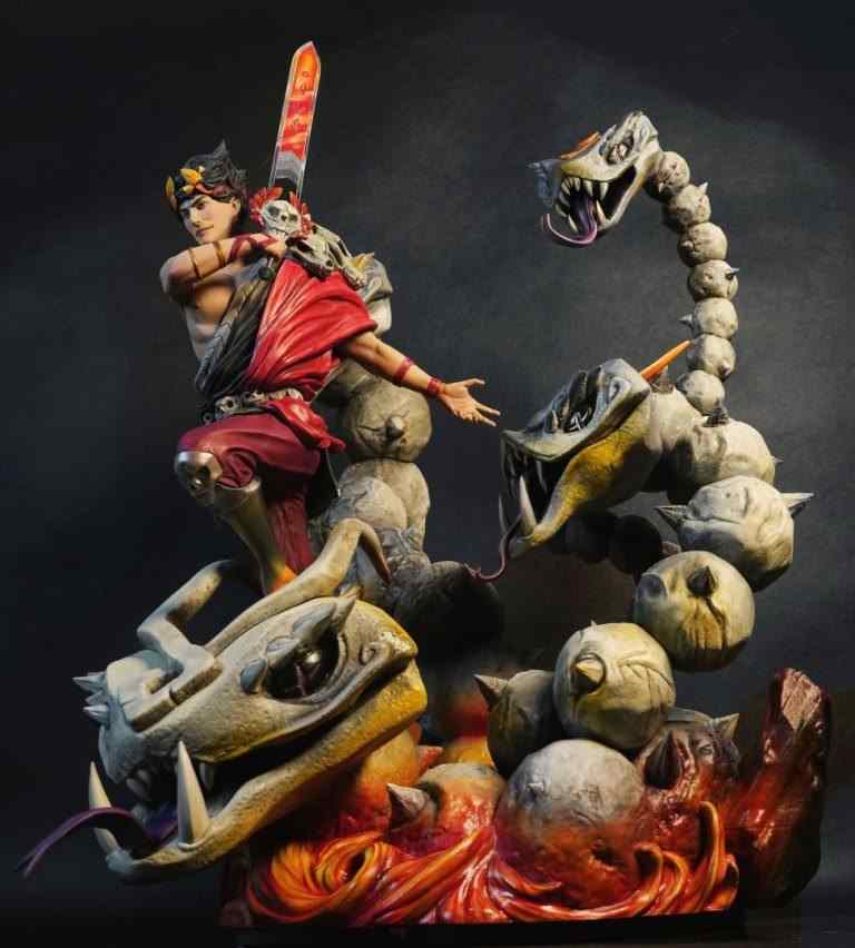 Hades - Zagreus vs Bone Hydra Diorama Statue ‹ 3D Spartan Shop