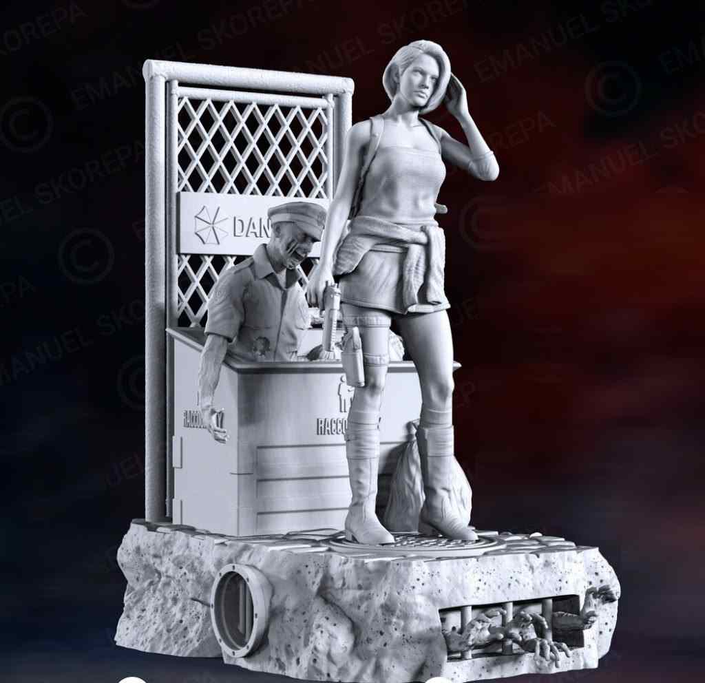 Resident Evil - Jill Valentine Diorama Statue ‹ 3D Spartan Shop