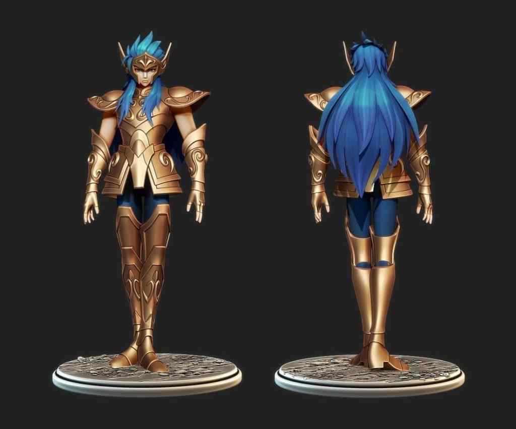 Saint Seiya - Kamus Aquarius Statue ‹ 3D Spartan Shop