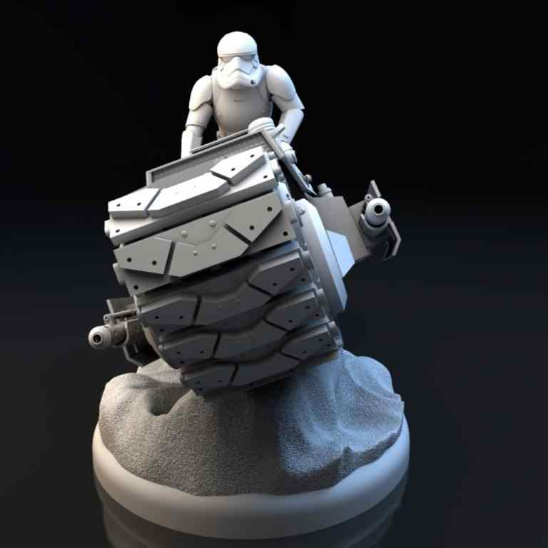 Star Wars - First Order Treadspeeder Driver Statue ‹ 3D Spartan Shop