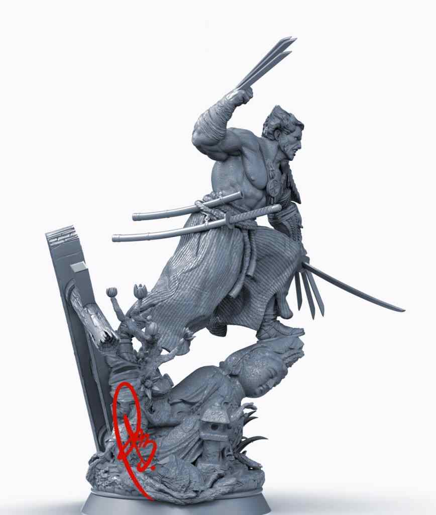 Wolverine Samurai Ronin Diorama Statue ‹ 3D Spartan Shop