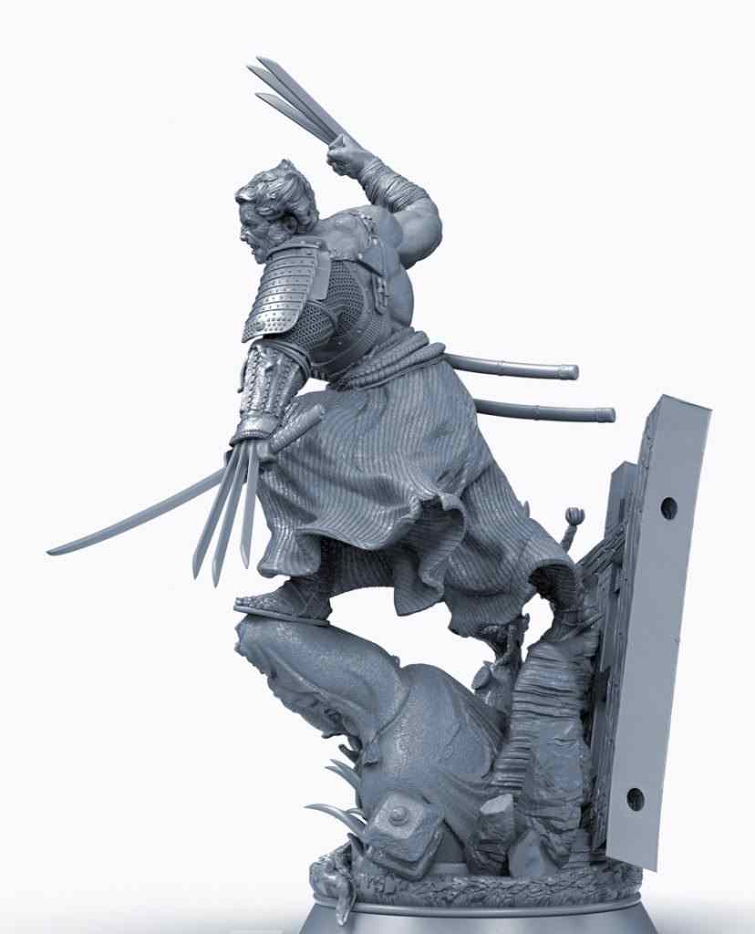 Wolverine Samurai Ronin Diorama Statue ‹ 3D Spartan Shop