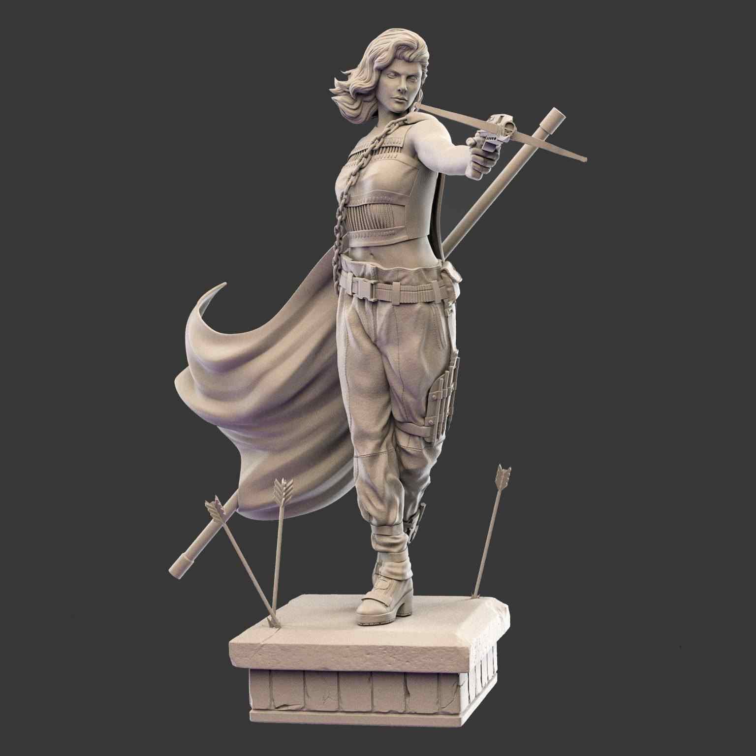 Birds of Prey - The Huntress Statue ‹ 3D Spartan Shop