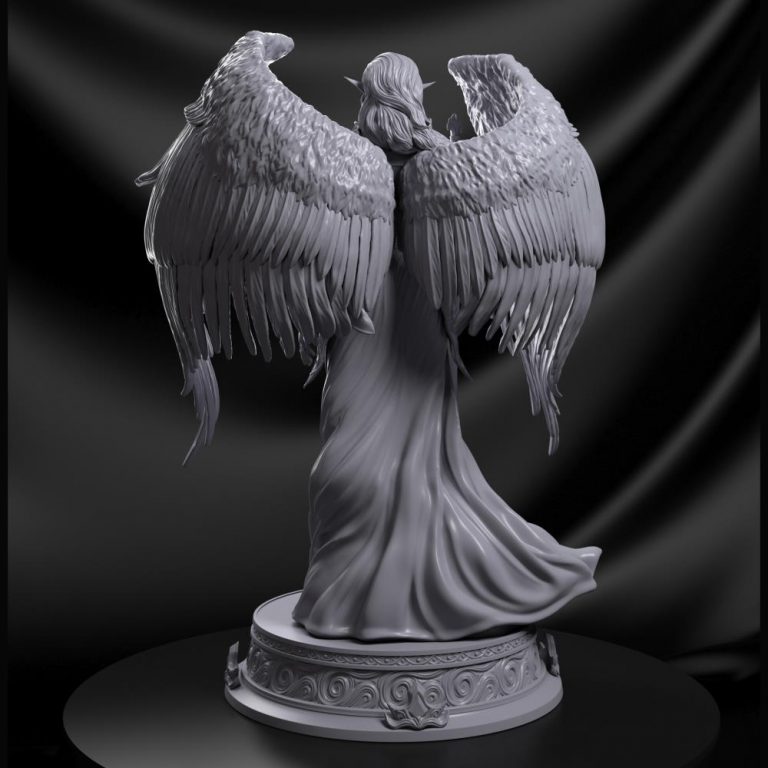 Elf Valkyrie Diorama Statue ‹ 3D Spartan Shop