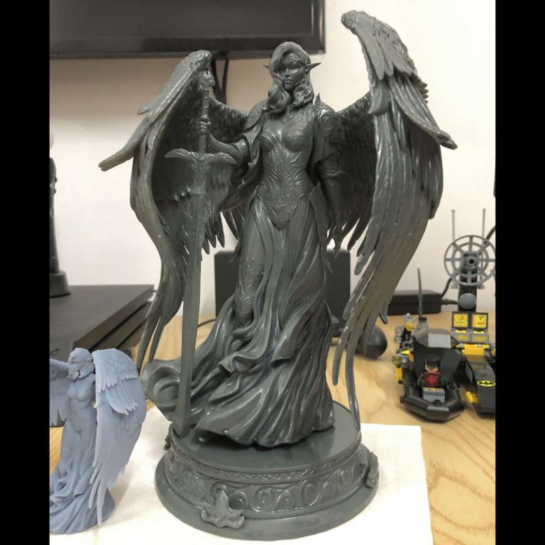Elf Valkyrie Diorama Statue ‹ 3D Spartan Shop