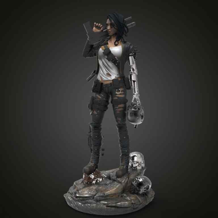 Female Terminator Statue ‹ 3D Spartan Shop