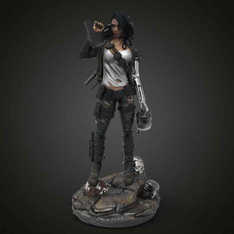 Female Terminator Statue ‹ 3D Spartan Shop