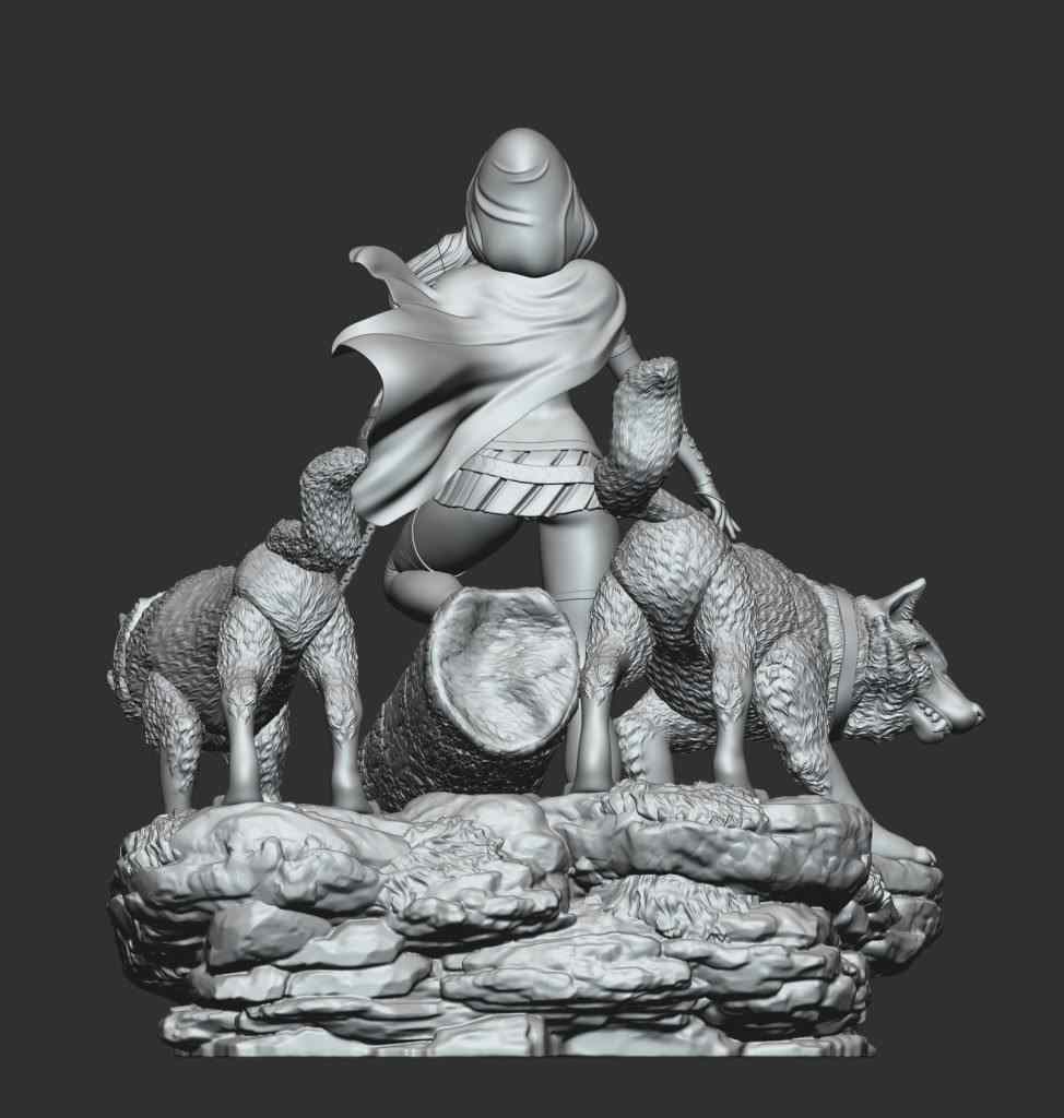 Little Red Riding Hood Diorama Statue ‹ 3D Spartan Shop