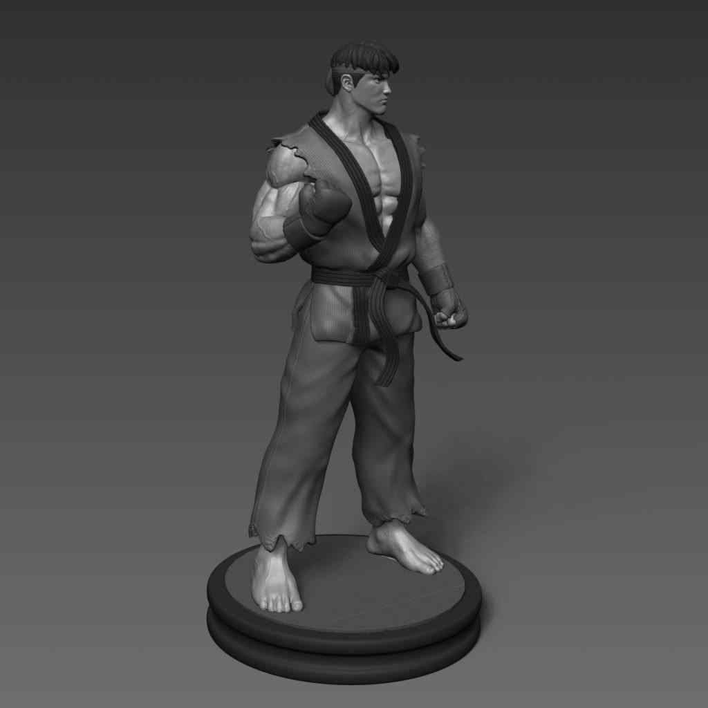 Street Fighter - Ryu Statue ‹ 3D Spartan Shop