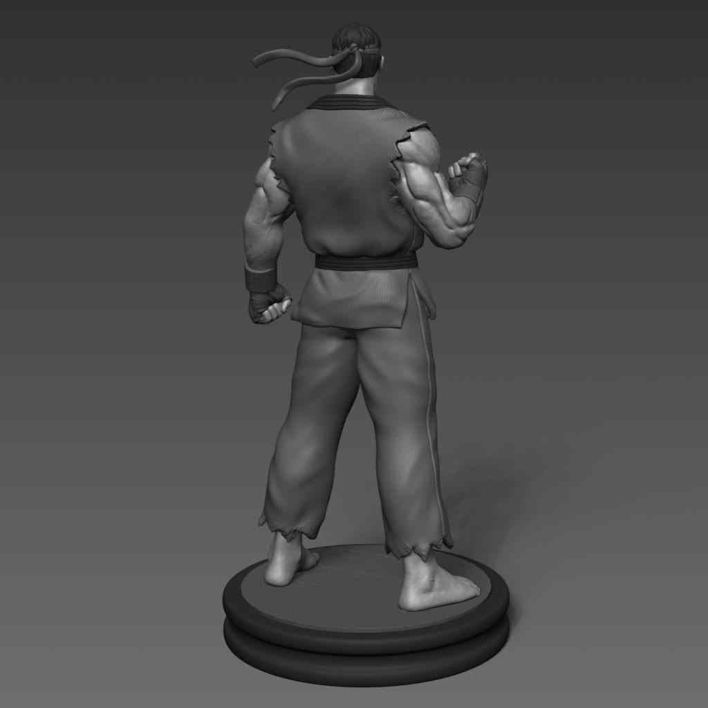 Street Fighter - Ryu Statue ‹ 3D Spartan Shop