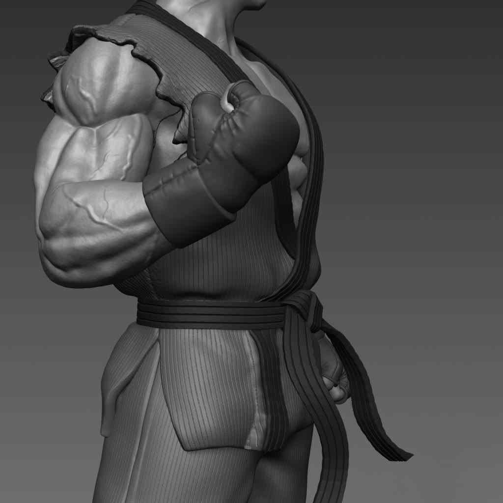 Street Fighter - Ryu Statue ‹ 3D Spartan Shop