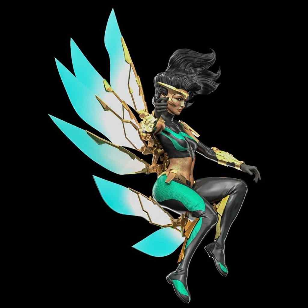 Wave Pearl Pangan on Throne Statue ‹ 3D Spartan Shop