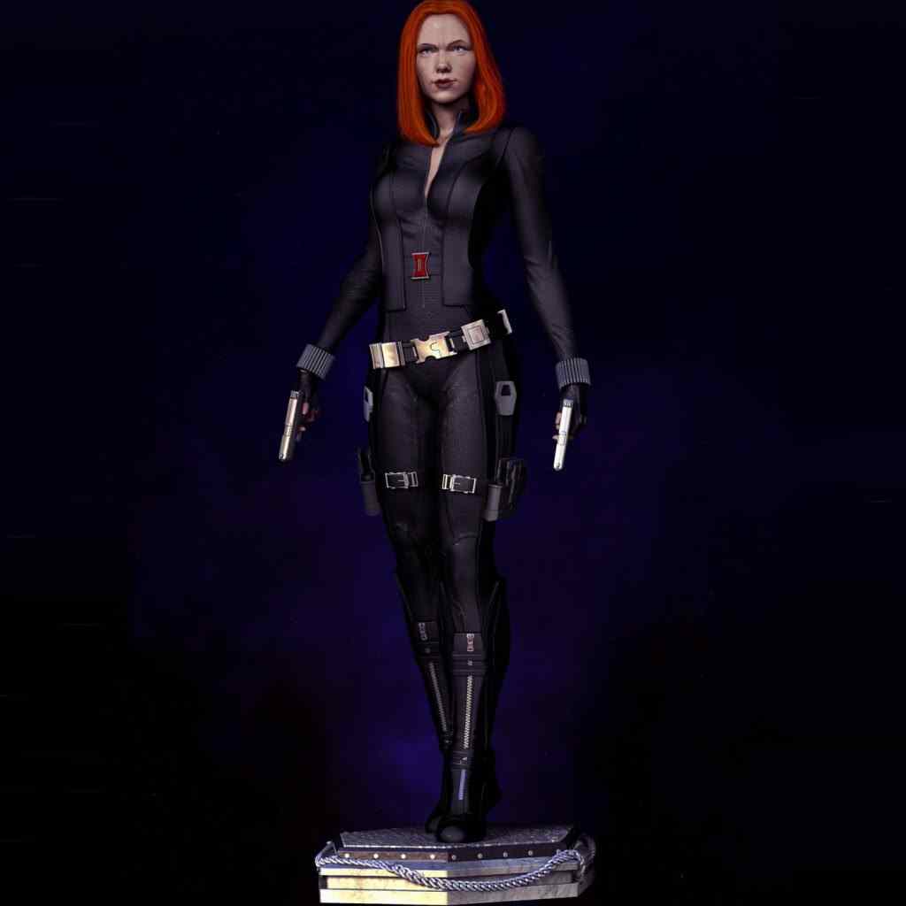 Black Widow (Scarlett Johansson) Statue ‹ 3D Spartan Shop