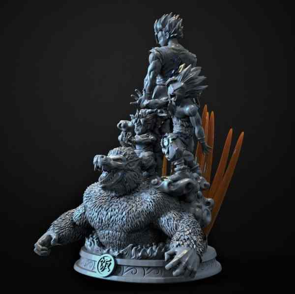 Gohan Transformation Diorama Statue ‹ 3D Spartan Shop