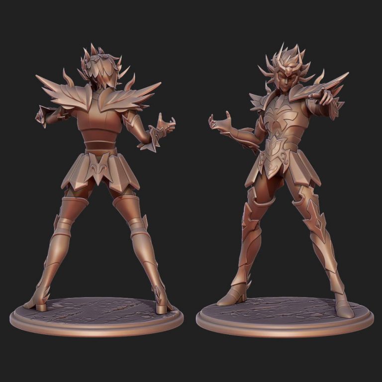 Saint Seiya - Deathmask Cancer Statue ‹ 3D Spartan Shop