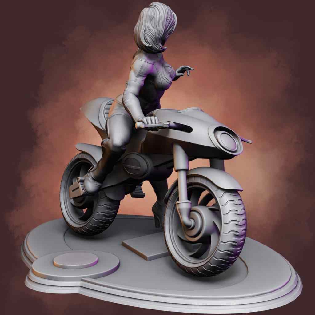 The Incredibles - Elastigirl on Elasticycle Statue ‹ 3D Spartan Shop