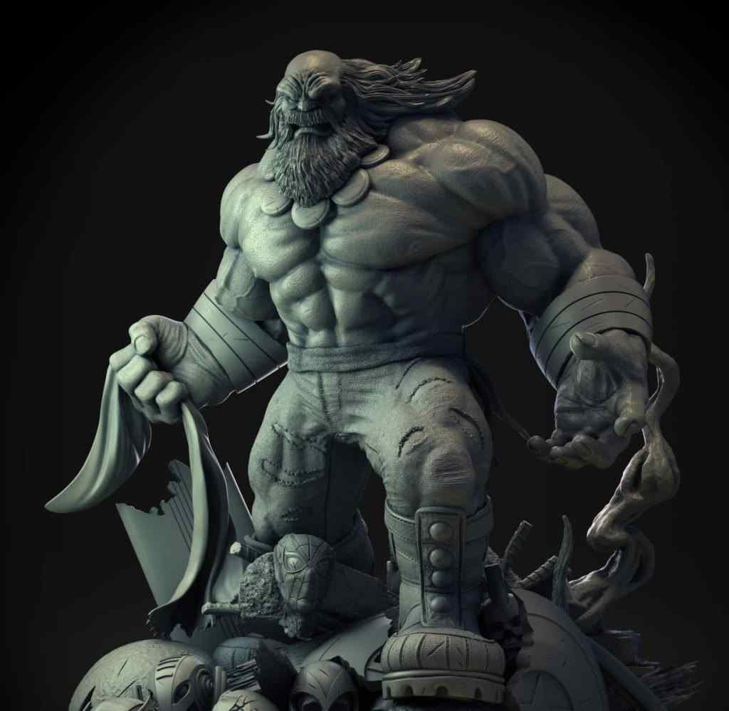 Maestro Hulk Diorama Statue ‹ 3D Spartan Shop