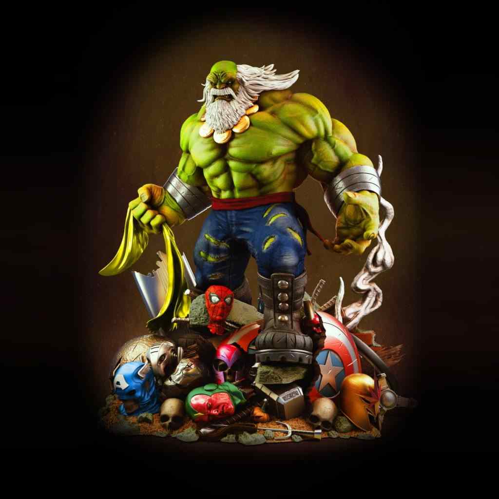 Maestro Hulk Diorama Statue ‹ 3D Spartan Shop
